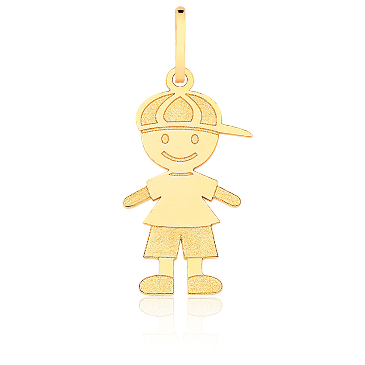 Pingente Ouro Menino 18K 750| Emocionalle - Emocionalle